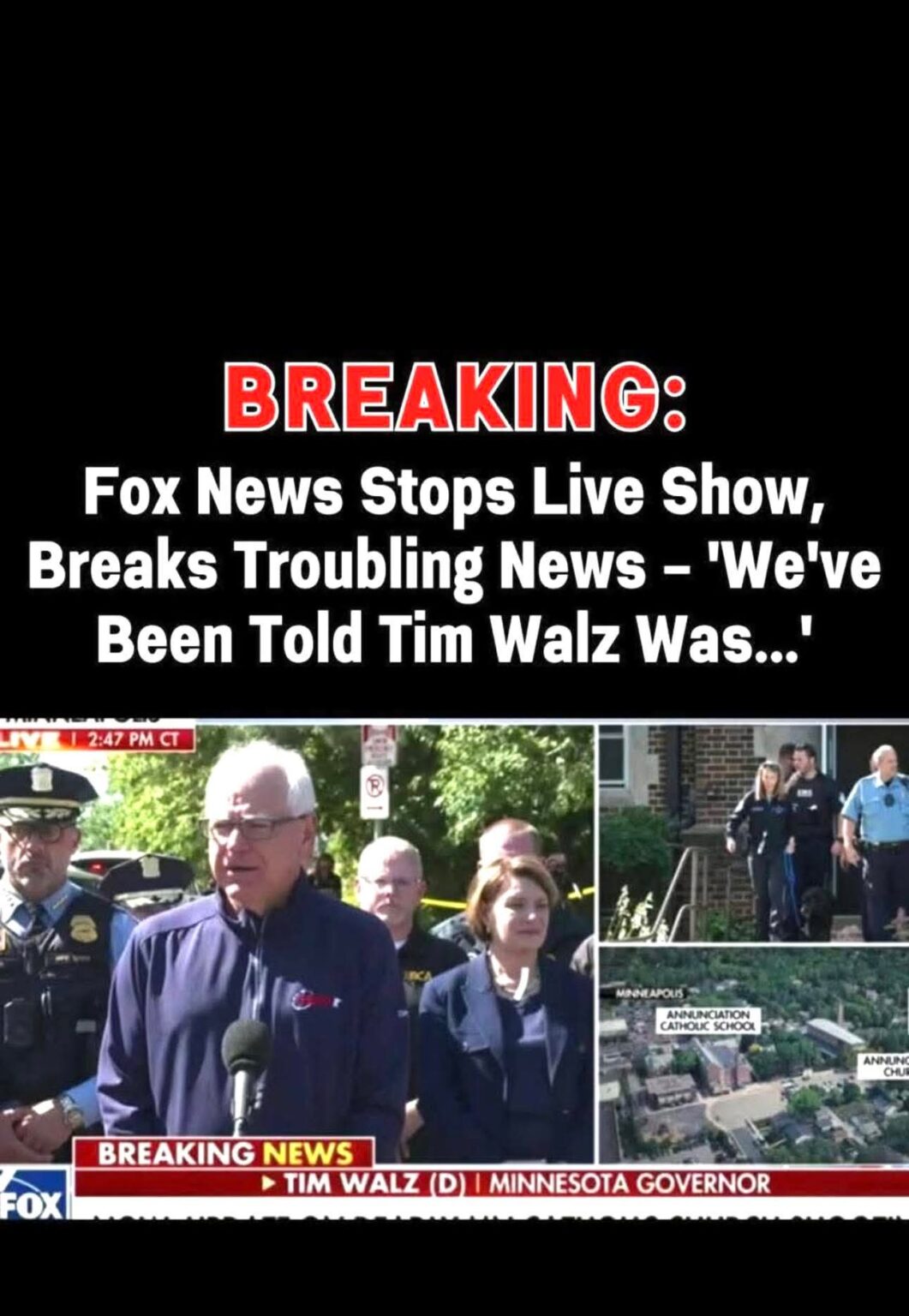 Minn. Catholic Leaders Previously Warned Tim Walz On School Safety ...